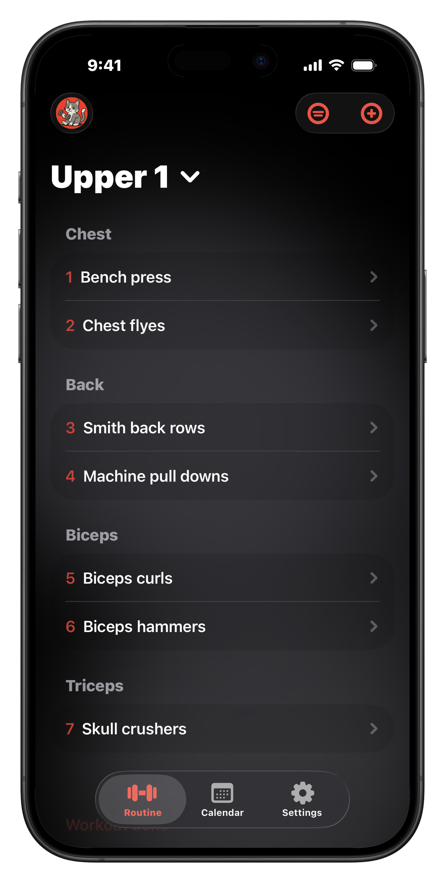 ShadowLift - Fitness Tracking for Serious Lifters